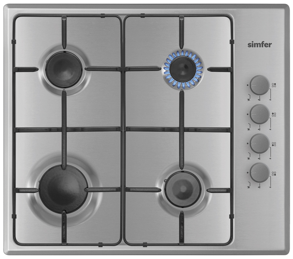 Газовая варочная панель Simfer H 60 Q 40 M 411 — купить в Интернет ...